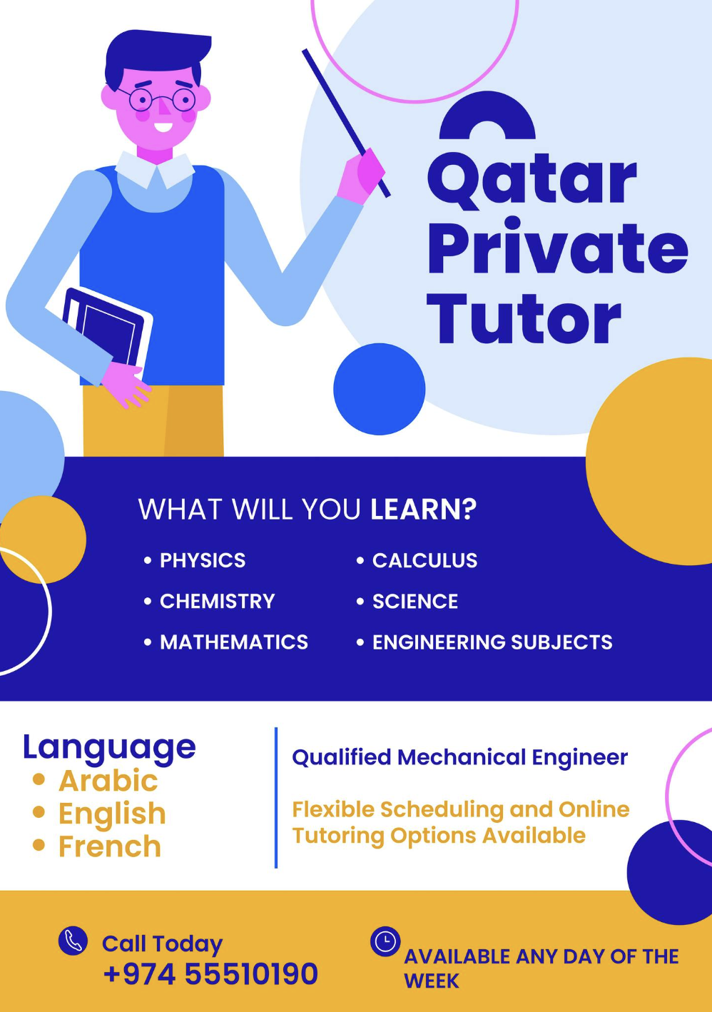 Private Tutor - Engineering Subjetcs - UstazHub